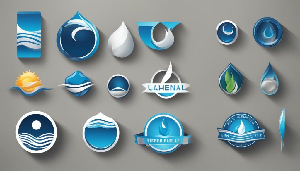 High-Quality Logo for Water Refilling Station Designs